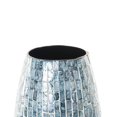 Free Shipping! DecMode 19" Handmade Blue Mother of Pearl Vase - Walmart.com