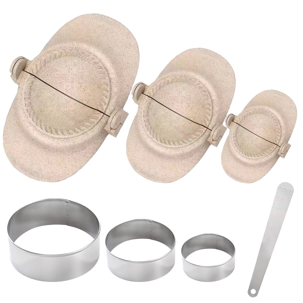 Dumpling Maker, Empanadas press mold maker Set with Dough Cutter ...