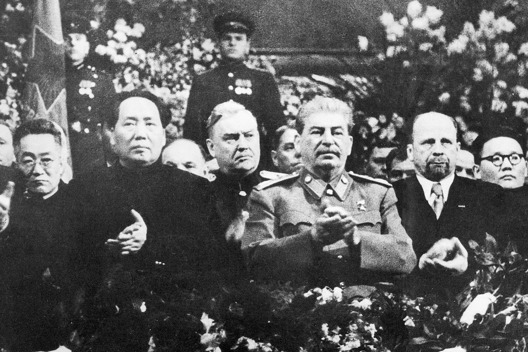 24x36 gallery poster, Mao Zedong at Joseph Stalin's 70th birthday ...