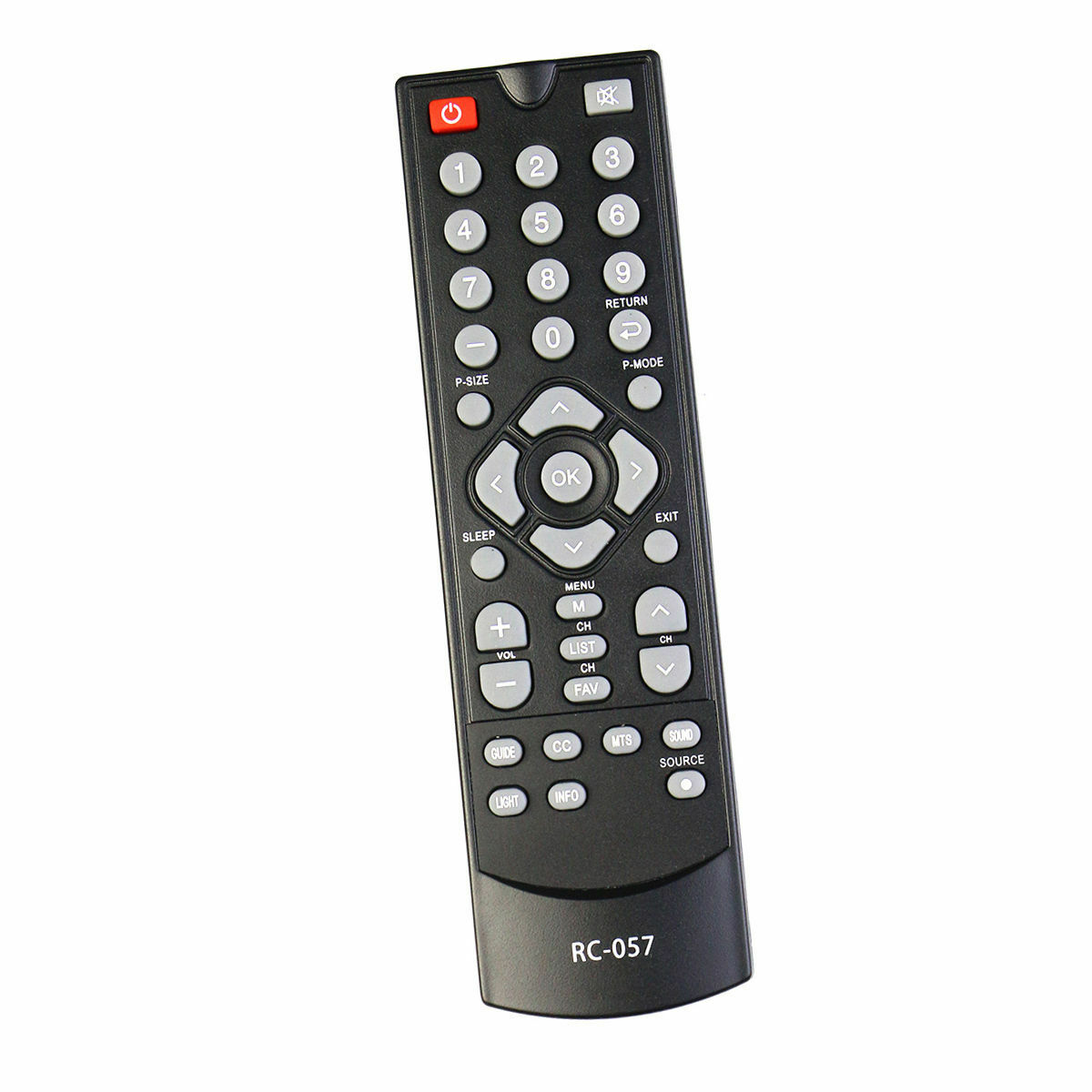 New RC-057 Replace Remote for Coby TV TFTV1925 TFTV2225 LEDTV1935 ...