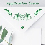 Lily Flower Clear Stamps Silicone Stamp Cards Plant Vase of Lilies ...