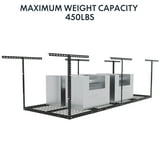 FLEXIMOUNTS Heavy Duty Adjustable Overhead Garage Storage Ceiling Rack ...