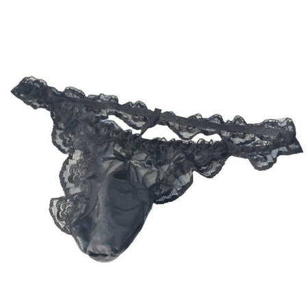 jovati Mens Fashion Sretch G-string T-back Micro Thong Briefs Underwear ...