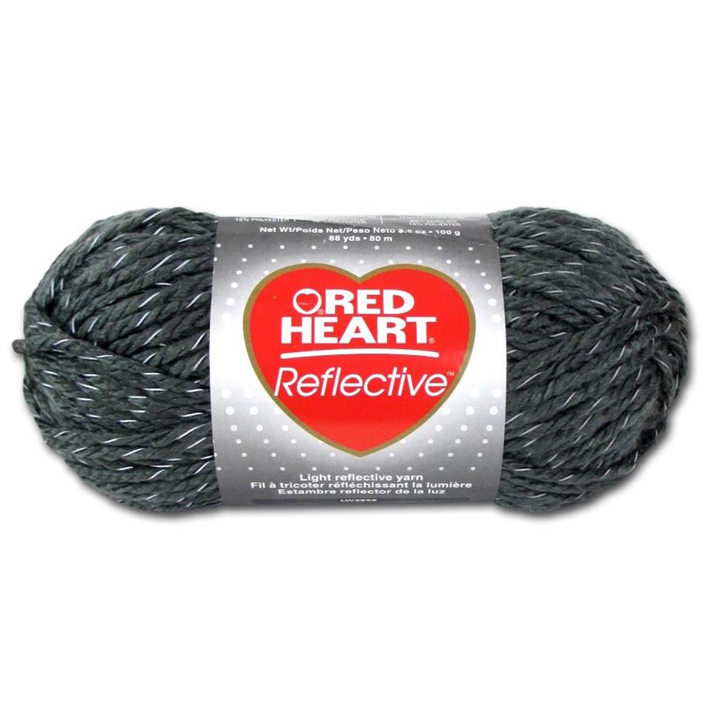 Red Heart Reflective Grey Yarn, 88 Yd. - Walmart.com - Walmart.com