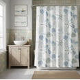 Serafina Home Ocean Coastal Sealife Fabric Shower Curtain: Starfish ...