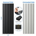 GTSABWAY 72.8" Length 25-Piece Heavy Duty Galvanized Steel Metal Roof ...