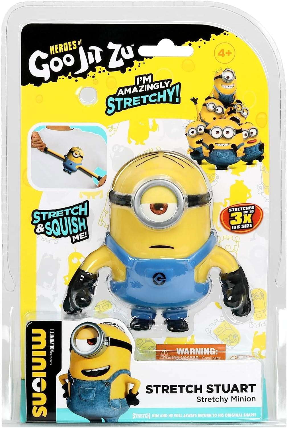 Heroes of Goo Jit Zu Minions Stretch Stuart Stretchy Minion - Walmart.com
