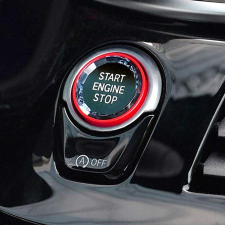 Crystal Start Button Cover Engine Start Stop Ignition Switch ...