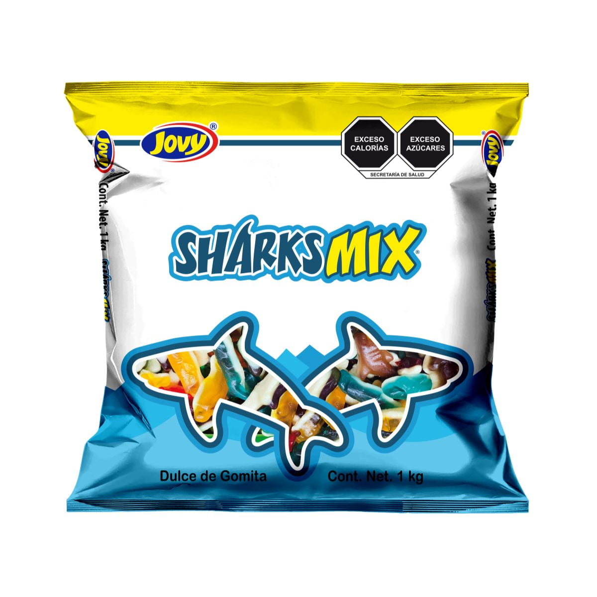 Gomitas Jovy Tiburon Varios Sabores Sharks Mix Bolsa 1kg | Walmart en línea
