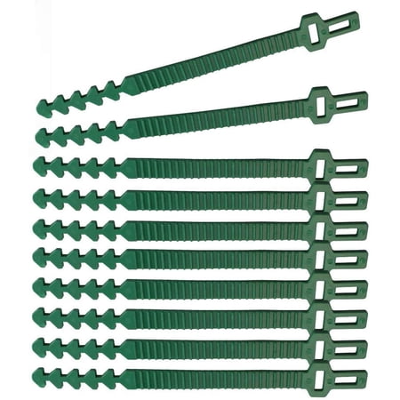 Plastic Tree Ties Adjustable Plant Flexible Twist Interlock Garden for ...
