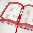 Cute Sanrio Hello Kitty Notebook Cartoon Magazine Colored Page Hard ...