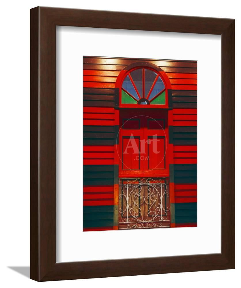 Antique Parque de Bombas or Fire Station, Ponce, Puerto Rico, Framed ...