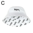 Summer Unisex Sun Protection Cap Double-sided Bucket Reversible Hat ...