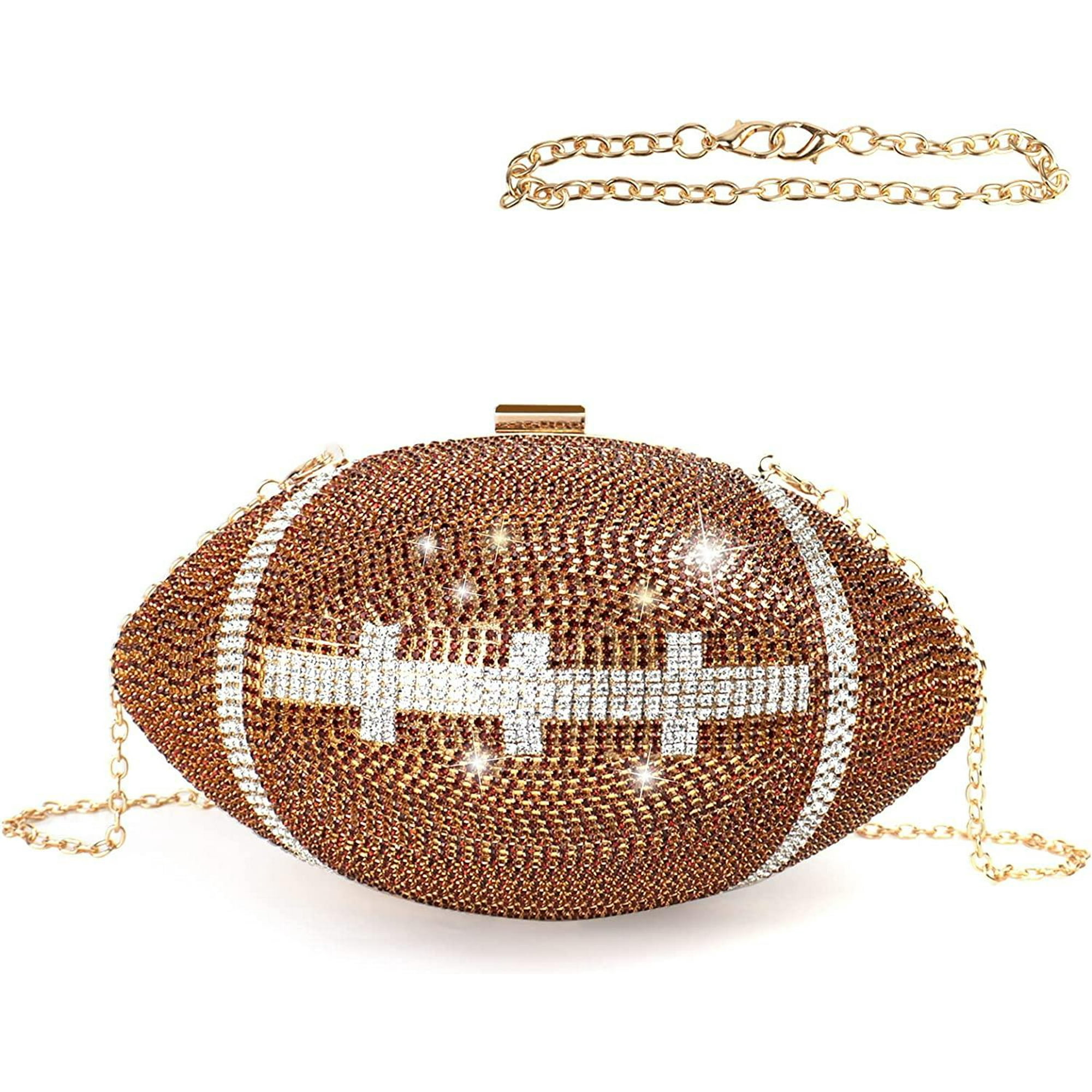 Click here for Laibmfc Football Bling Purse Rhinestone Clutch Pur... prices