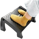 Kantek Professional Adjustable Footrest, 4-inch to 7-inch Height, Black ...