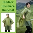 AGIUFGS Eva Rain Poncho, Festive Holiday Designs, for Camping and ...
