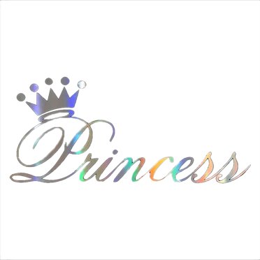Princess Crown Pink Spoiled Euro Oval Automotive Car Window Locker ...
