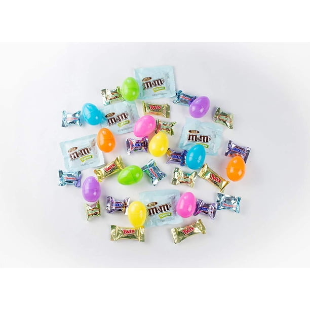 Candy Filled Easter Eggs Surprise All Chocolate Favorites Mars MM Candy ...