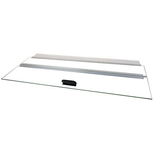H2Pro 20" Glass Canopy 10 Gallon Aquarium Fish Tank (19.33 x 9.65 x 0 ...