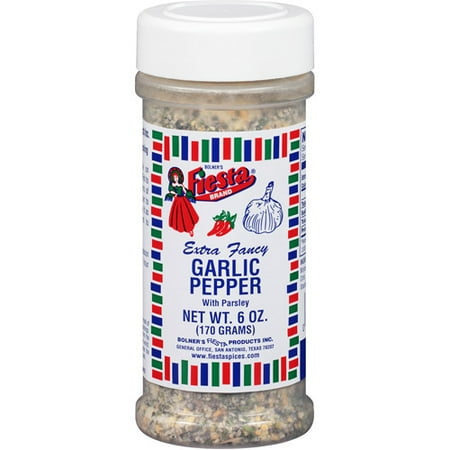 Fiesta Brand Garlic Pepper With Parsley, 6 oz jar - Walmart.com