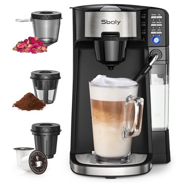 PowerXL Grind and Go Plus Coffee Maker, Automatic Single-Serve Coffee ...