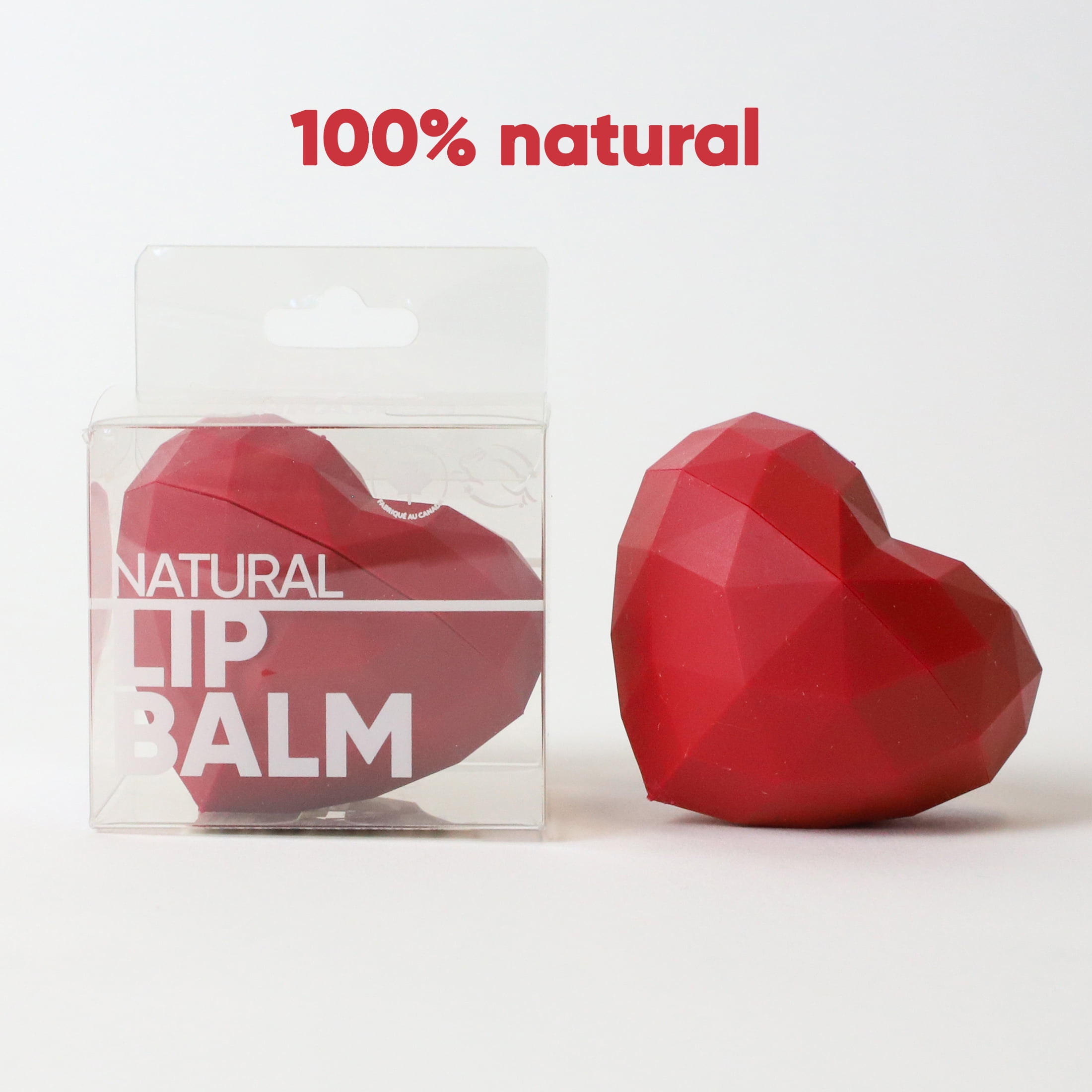 Rebel's Refinery Natural Cinnamon Flavored Heart Lip Balm - Walmart.com