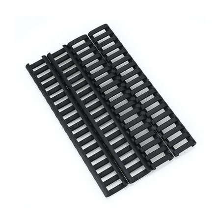 4pcs Rail Cover Plastic Fish outdoor rail cover Bone Ladder Shape 3 ...