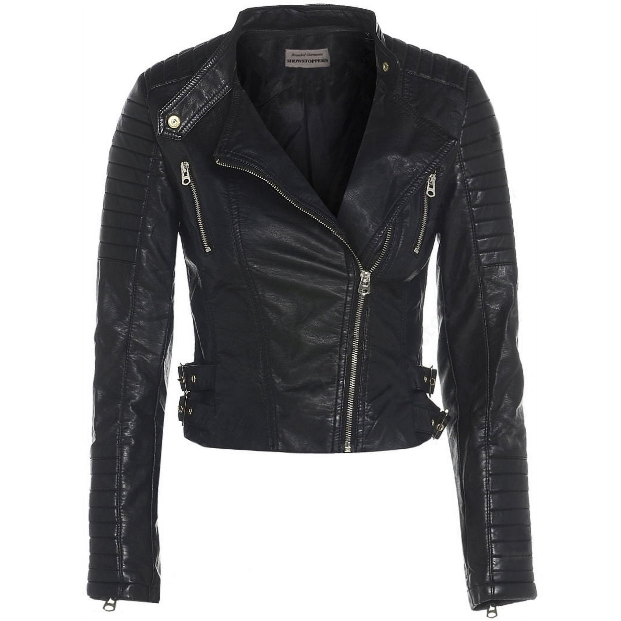 Click here for Hawk & Bull Ladies Leather Jacket Black Leather Ja... prices