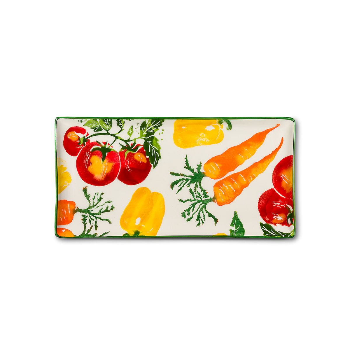 Set of 12 Veggies Small Rectangle Platter - Walmart.com