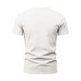 AWZXDE Men's Workout Running Shirts Solid V-Neck Chest Pocket Short ...
