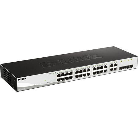D 28-Port Gigabit Smart Managed Switch, 4 SFP Combo Ports, Advanced L2 ...