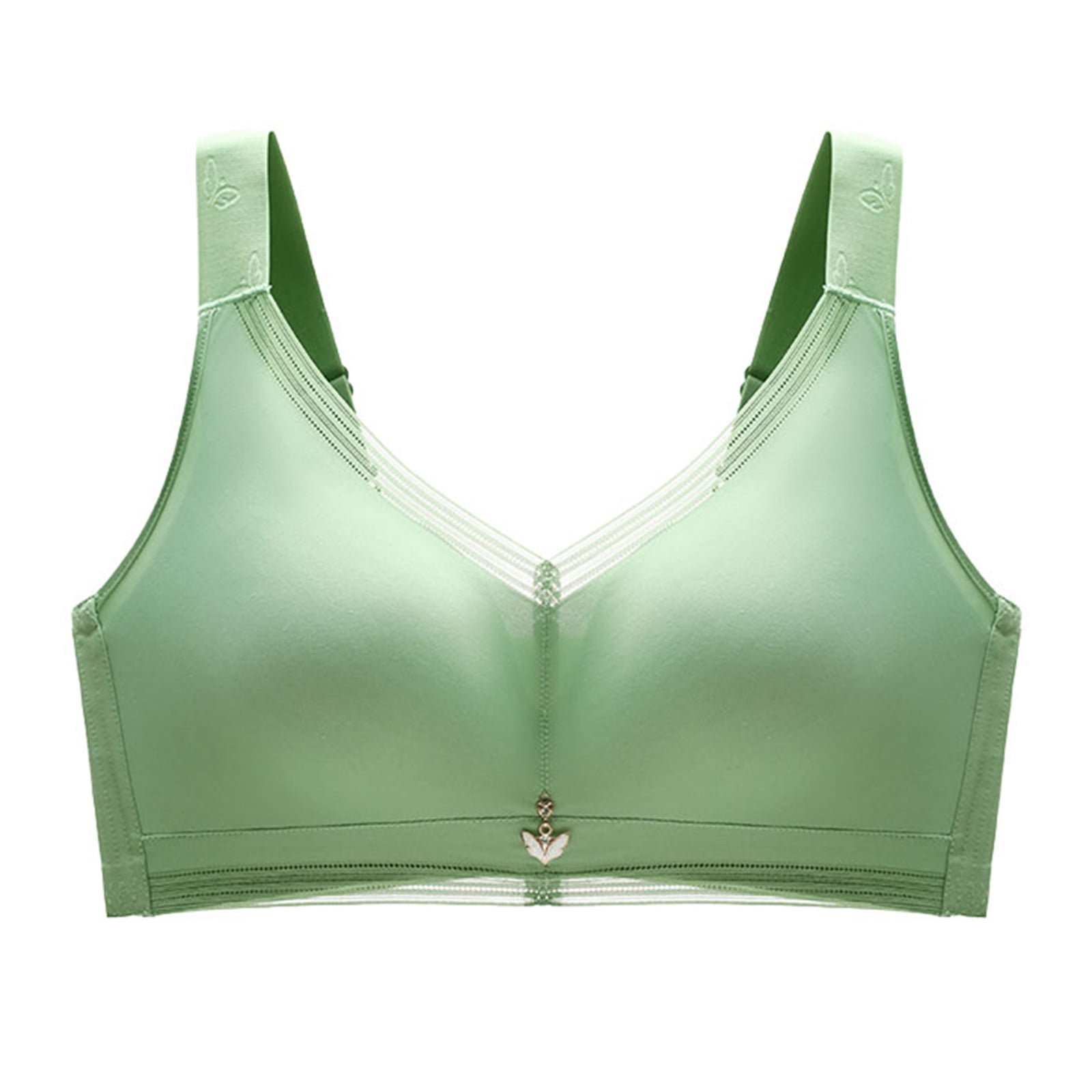 dmqupv Push up Bra Women Full Cup Thin Underwear Plus Size Wireless ...