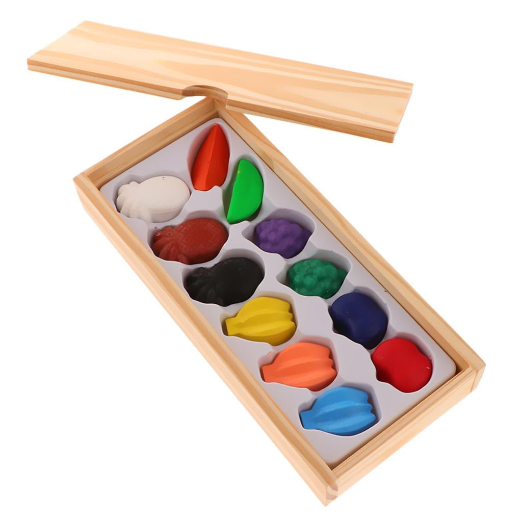 12 Colores de Cera de Abejas de Juguetes para Niños Aprendizaje perfke ...