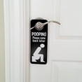 Graphics and More Pooping Please Come Back Later Plastic Door Knob ...