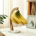 Jalz Jalz Wooden Fruit Rack, Modern Banana Holder Tree Stand with ...