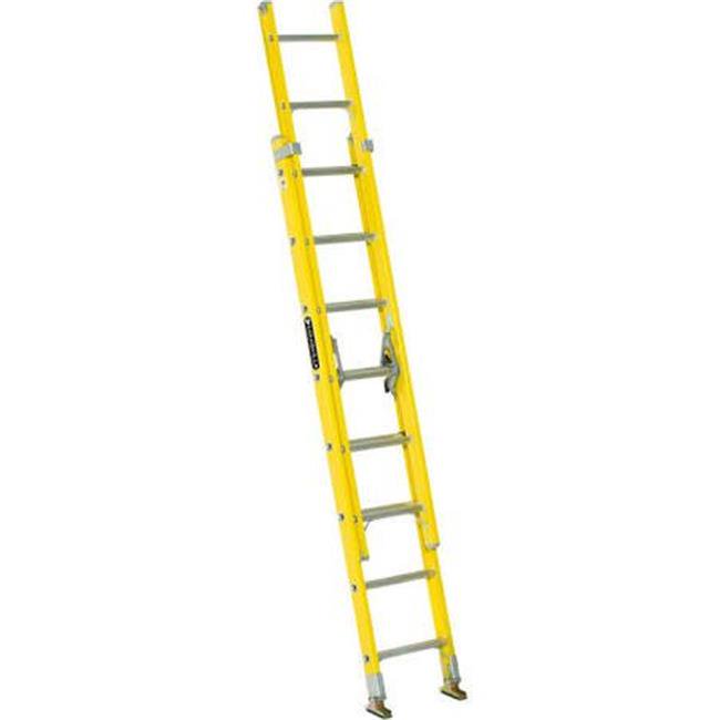LOUISVILLE FE1716 Extension Ladder, Fiberglass, 16 ft. , Type I ...