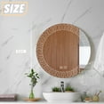 YOSHOOT LED Round Bathroom Vanity Mirror with Lights, 20" Dimmable ...