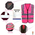 21 colour High visibility viz vest hi vis viz reflective safety vests ...