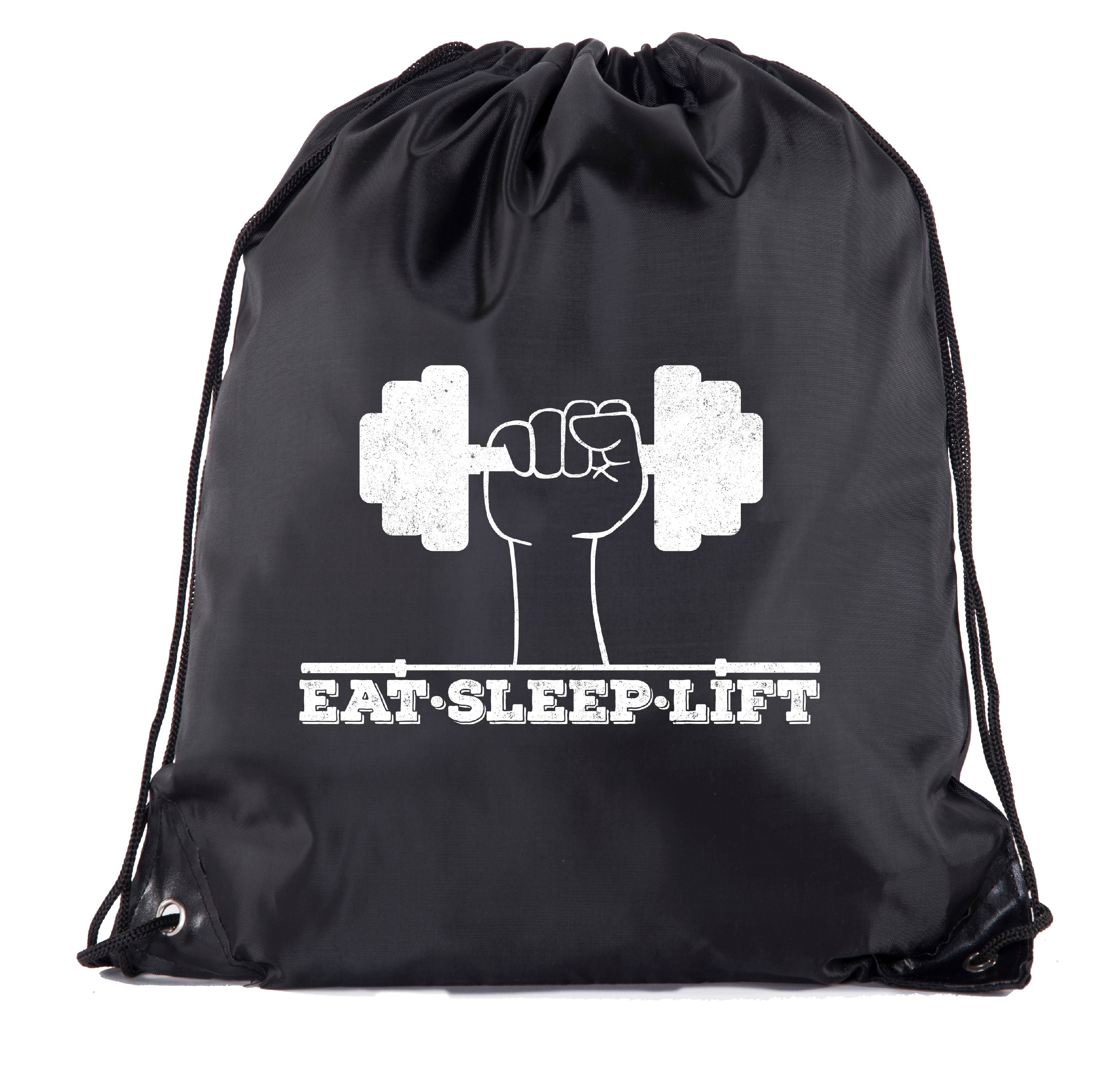 Inspirational Gym Quote Bags, Gym Drawstring Backpacks for Fitness ...