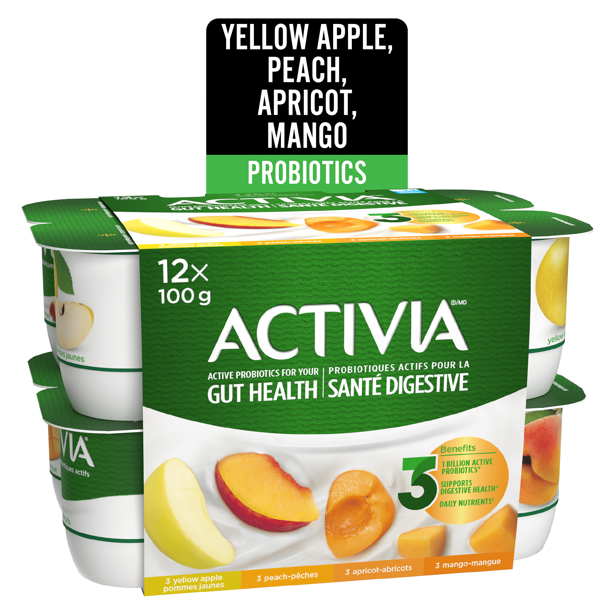 Click here for Activia Probiotic Yogurt  Yellow Apple/Apricot/Man... prices