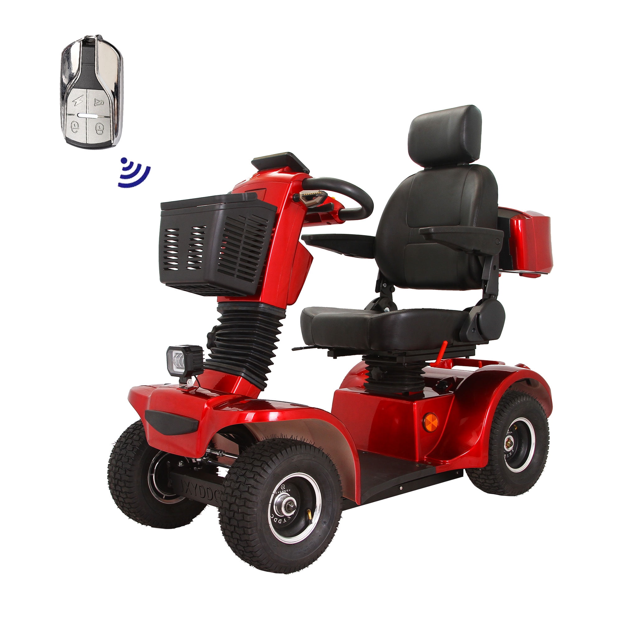 Xmatch 4-Wheel Mobility Scooter Battery Powered with Front Basket ...