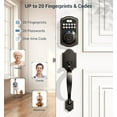 Fingerprint Door Lock Set, Keyless Entry Door Lock, Front Handle Set ...