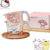 Hello Kitty Measuring Cup with Scale Whisk Sanrio Anime My Melody ...