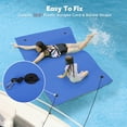 HALLOLURE Water Floating Mat Foam Pad, 9x6FT Bouncy Tear-Resistant XPE ...