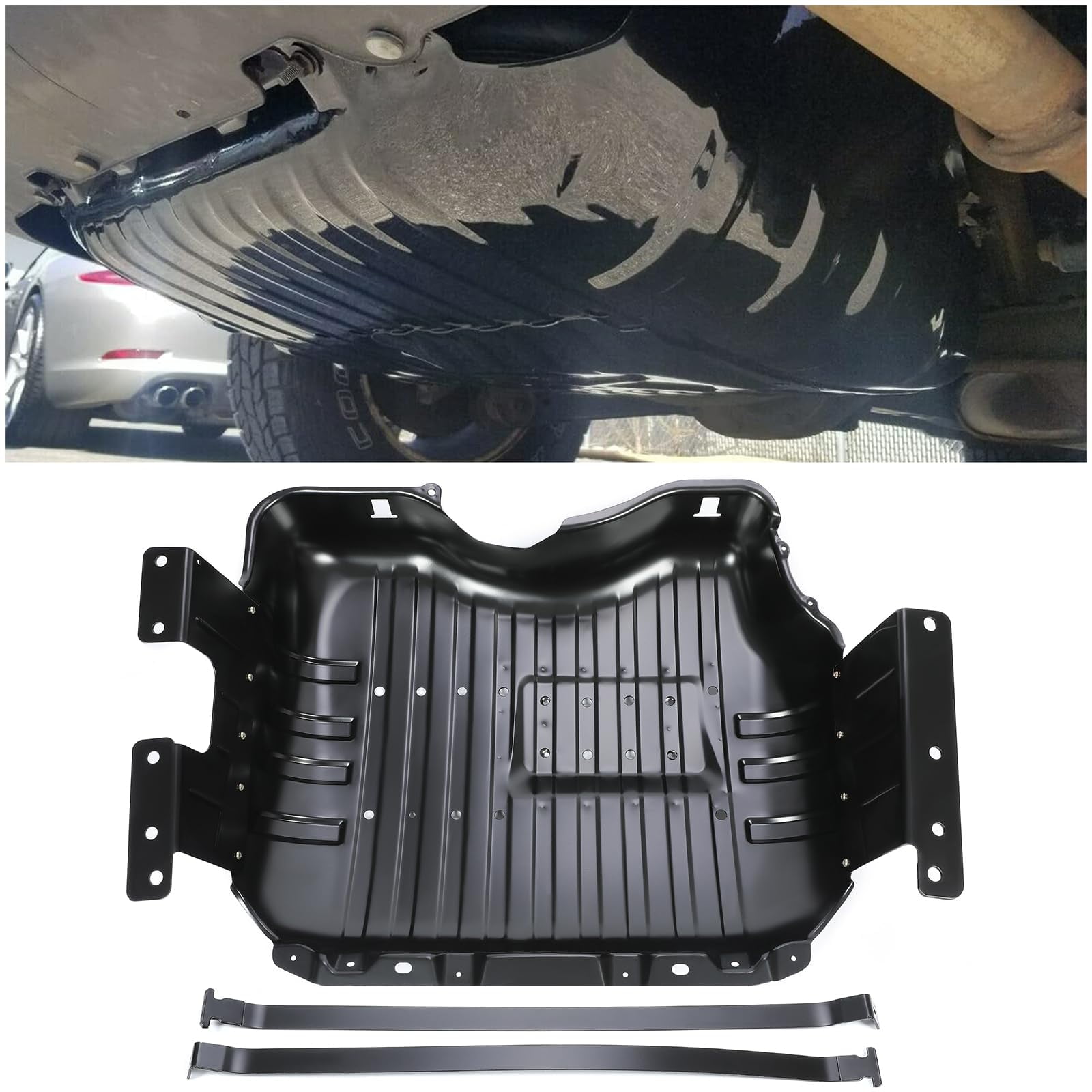 Click here for Ecotric Fuel Tank Skid Plate Cover W/Straps Compat... prices