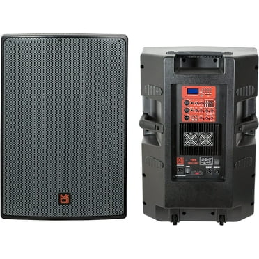 MR DJ SYNERGY18 18" 5500W 2-Way Powered Active Speaker 8 Ohm Stage ...