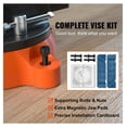 Bench Vise 6 Inch, Heavy Duty Ductile Iron Swivel Vise with Anvil ...