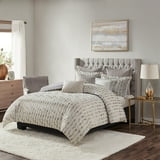 Gracie Mills Nicholson Abstract Jacquard Comforter Set with Decorative ...