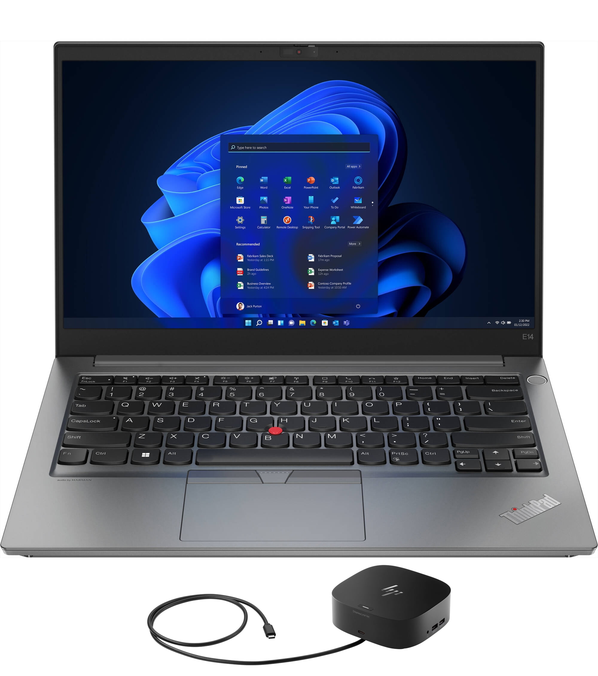 Lenovo ThinkPad E14 G4 Home/Business Laptop (Intel i7-1255U 10-Core, 14 ...
