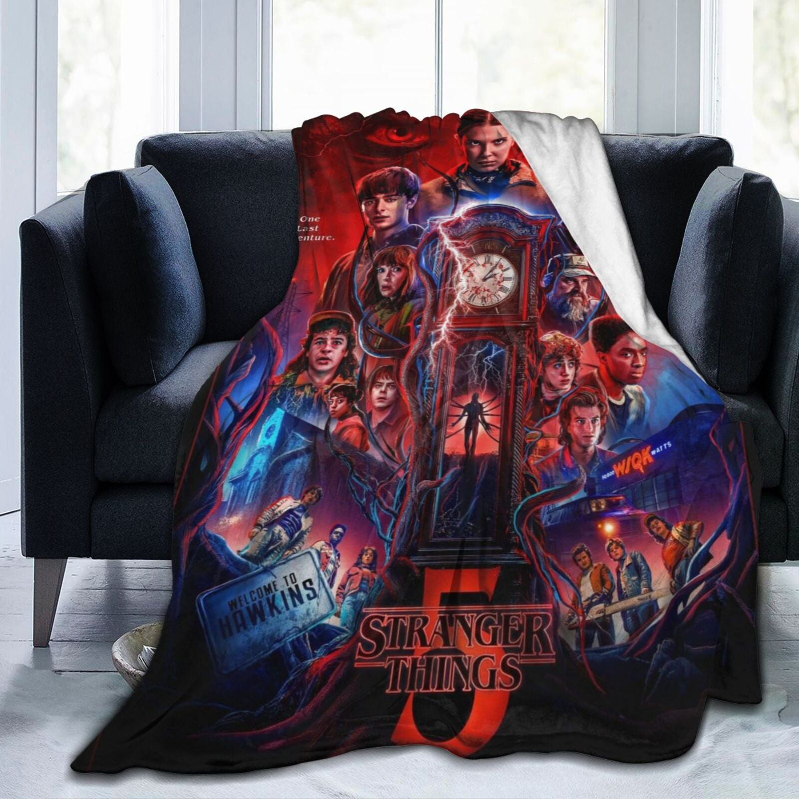 Click here for Ptkqgjis Stranger 5 Things Throw Blanket All Seaso... prices